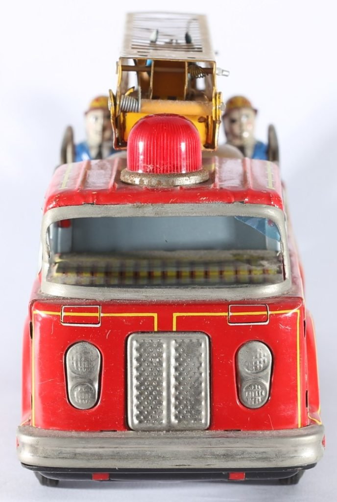 Kokyu Shokai “K” tinplate fire rescue truck ladder car # – KallisToys ...