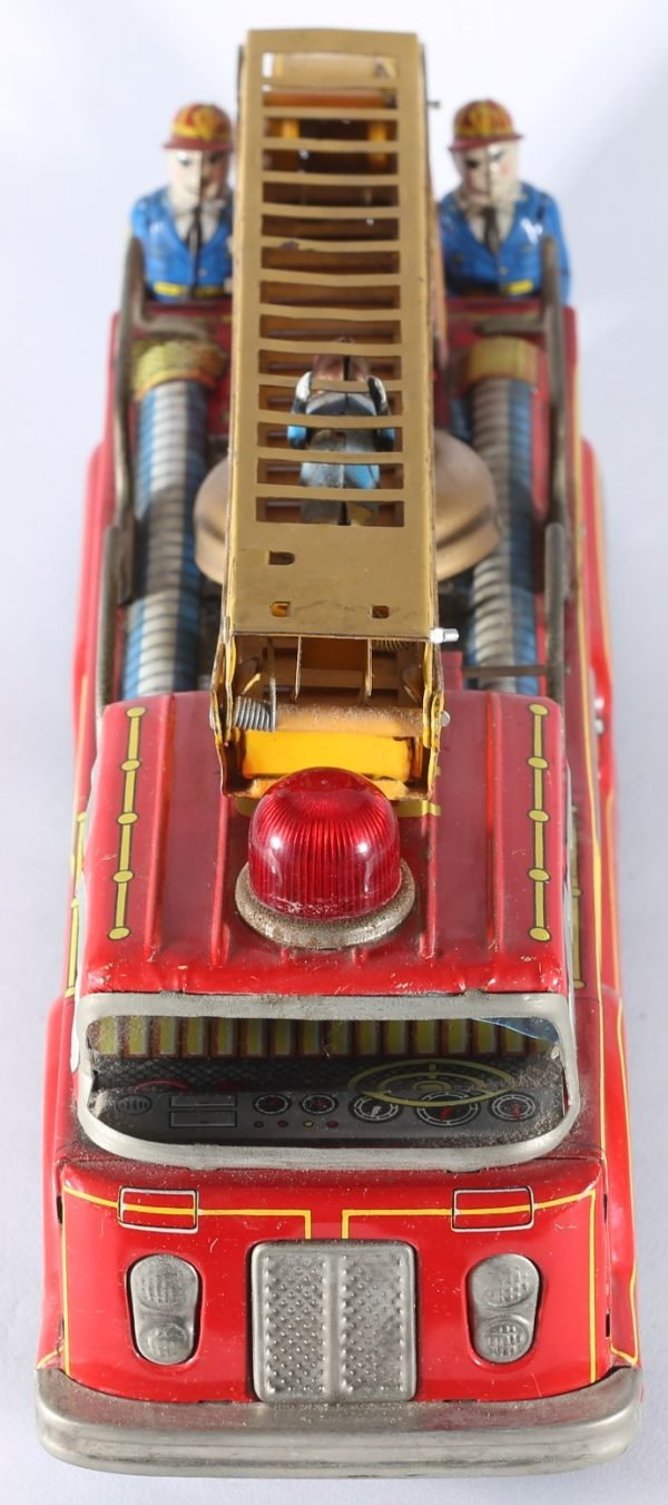 Kokyu Shokai “K” tinplate fire rescue truck ladder car # – KallisToys ...